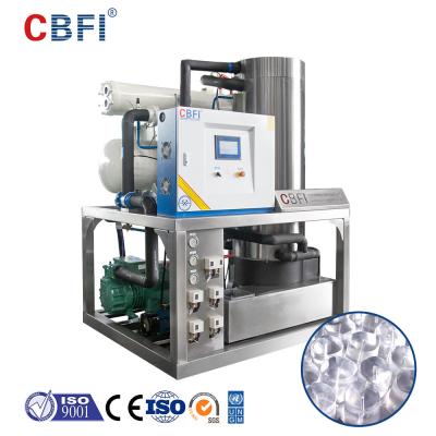 China 5 Tons per Day Tube Ice Machine R507 R404a Refrigerant Large Output Industrial Ice Maker for sale