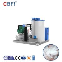 China 3 Ton Flake Ice Machine 3000kg Daily Output Water Cooled Ice Maker for Fish Cooling for sale
