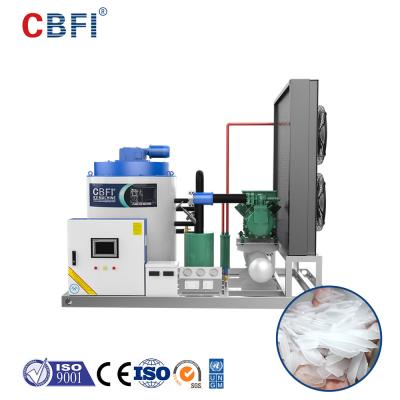 China Industrial Stainless Steel Flake Ice Maker Machine 500kg Capacity for Fishing Boat Sea Water for sale