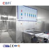 China Industrial Double Spiral Quick Freezer 1000kgs/h with Cooling Tower 72kw for sale