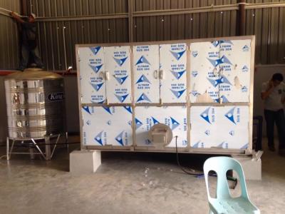 China Water Cooling / Air Cooling Ice Cube Machine With Cubic Meter Crystal Easy Clean for sale