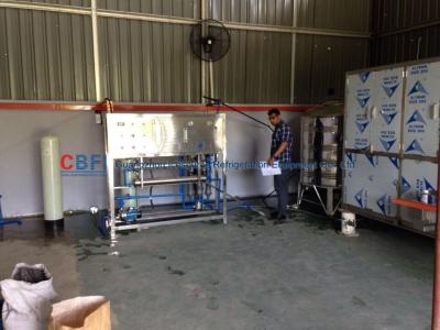 China Clean Crystal Ice Cube Machine With Water Filter / R507 R404a Refrigerant for sale