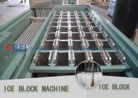 China Water Cooling / Air Cooling Block Ice Making Machine With Ice Crusher 380v for sale