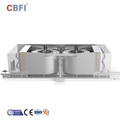 China IQF Customizable Laminated Spiral Quick Freezer for Frozen Meat Production Line 500kg for sale