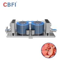 China Air Cooling Quick Spiral Freezer Machine For Oyster for sale