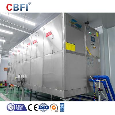China R404A Air Cooling Ice cube Maker With Frascold Compressor for sale