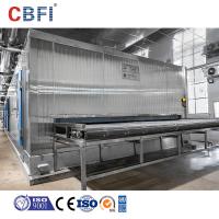 China Stainless Steel Evaporator Quick Tunnel Freezer Customized Capacity 2-4 Min Freezing Time for sale