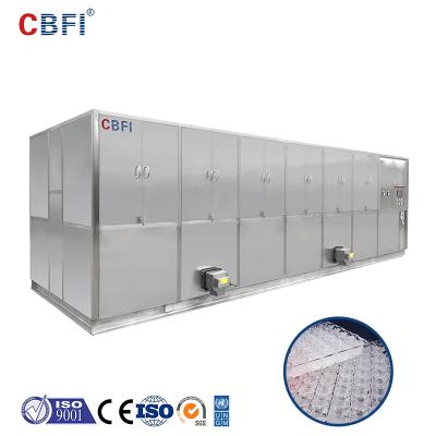 China Low Noise Level Ice Cube Machine For Square Ice Cubes Water Cooling for sale