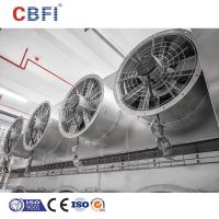 China Customized Double Spiral Iqf Freezer Conveyor Width 1372mm 200kg/h for sale
