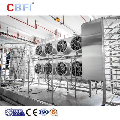 China SUS304 Stainless Steel Double Spiral Freezer for Chicken Quick Freezing at -35C for sale