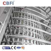 China Spiral Double Quick Freezer 200kg/h to 10000kg/h Capacity PLC Control for sale