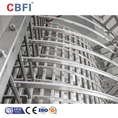 China Spiral Double Quick Freezer 200kg/h to 10000kg/h Capacity PLC Control for sale