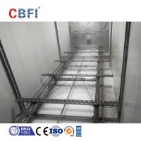 China 30 Tons Flake Ice Machine Stainless Steel Evaporator For Concrete Processing for sale