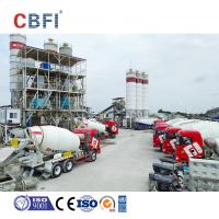 China 30 Tons Flake Ice Machine Stainless Steel Evaporator For Concrete Processing for sale