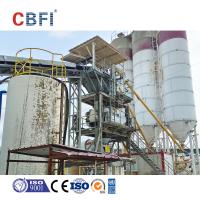 China 30 Tons Flake Ice Machine Stainless Steel Evaporator For Concrete Processing for sale