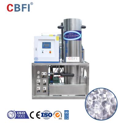 China CBFI 3500kg Edible Ice Tube Machine 28.3kw Refrigeration Capacity Industrial for sale