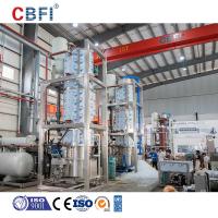 China CBFI TV Series Ice Tube Machine 3.5kW Water Air Cooling 2000kg Day for sale