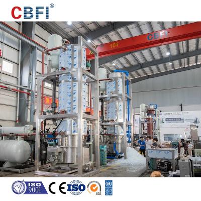 China CBFI TV Series Ice Tube Machine 3.5kW Water Air Cooling 2000kg Day for sale