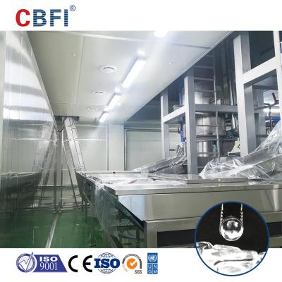 China Square Cube Shape Salt Water Ice Machine with Bizter Compressor Ice Making Machine for sale