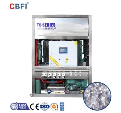 China 3500kg Ice Tube Machine LG LS Electric Components 30-55mm Ice Length for sale