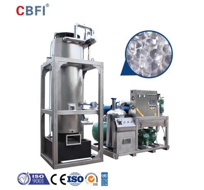 China CBFI Edible Standard Ice Tube Machine 30-55mm Tube Ice Length 3.5kW for sale