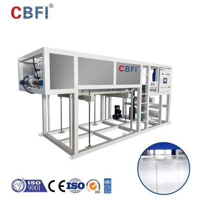 China Industrial Water Cooled Refrigerant R22/R404A Ice Maker Machine for sale