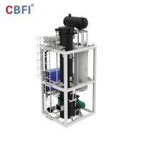 China Commercial Round Tube Ice Making Machine 1-40 Ton Daily Capacity 22-35mm Ice Diameter for sale