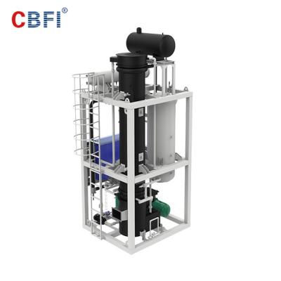 China Commercial Round Tube Ice Making Machine 1-40 Ton Daily Capacity 22-35mm Ice Diameter for sale
