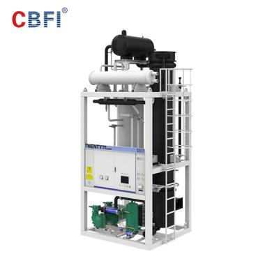 China Customized Screw Compressor 30 Ton Ice Tube Machine For Food Processing for sale