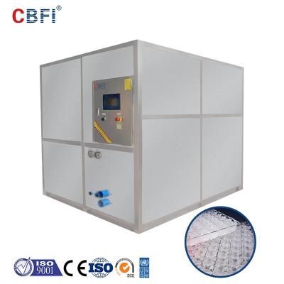 China Industrial Square Ice Cube Machine 1-20 Ton 24hours Bizter Frascold R404A for sale