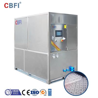 China Stainless Steel Ice Cube Machine 1-20 Ton 24hrs with Bizter Frascold Compressor for sale