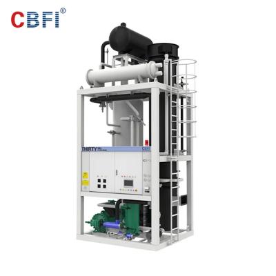 China Integral Electric Ice Tube Machine 3500kg with Italy Castal Solenoid Valves 3.5kW for sale