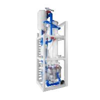 China Water Air Cooling Ice Tube Machine 30-55mm Italy Castal Valves LG Electric Components for sale