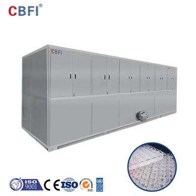 China Stainless Steel Square Ice Cube Machine 1-20 Ton 24h Bizter Compressor Low Noise for sale