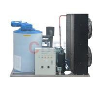 China Supermarket Flake Ice Machine 0.5-10 Ton 24H Micro Computer Centralized Control Air Cooling for sale