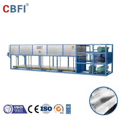 China Capacity Direct Cooling Ice Block Machine with Water cooled Condenser - PLC Control - CE Certified for sale