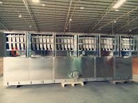 China Integrated Edible Ice Cube Machine With Stainless Steel Frame for sale