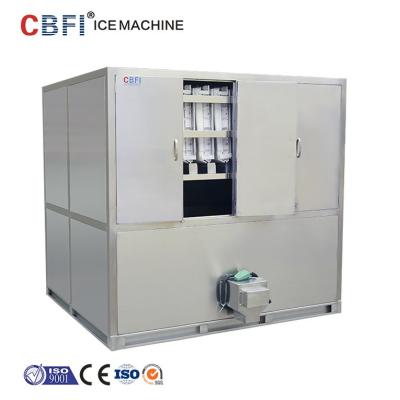 China Stainless Steel Automatic 3 Ton Cube Ice Machine Energy Saving for sale