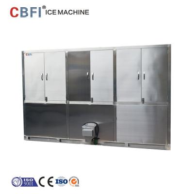 China CBFI 5 Ton Cube Ice Machine 29x29x22mm Water Cooling Industrial Ice Maker 17.47kW for sale