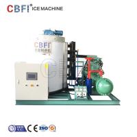 China 25 Hp Semi Hermetic Compressor Flake Ice Machine -5℃ ice temp 5 ton / day for sale