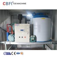 China Germany Siemense PLC Edible Ice Flake Machine , Industrial Ice Maker Machine for sale