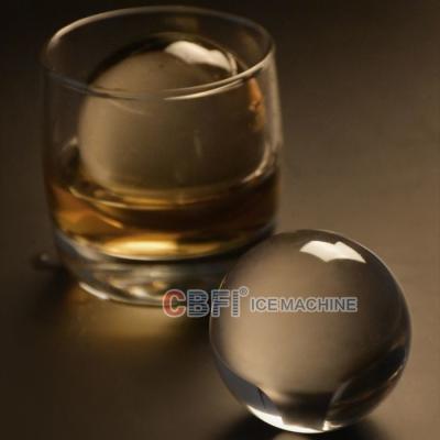 China Transparent Ball Ice Making Machine 55mm 80mm for Bar Whiskey Beer for sale