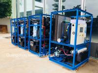 China Energy Efficiency 22mm Ice Tube Machine Water Cooling With Condenser for sale