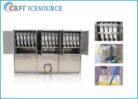 China 5 Ton Commercial Cube Ice Maker Machine 500kg Ice Storage Bin 380V 50Hz 3P for sale
