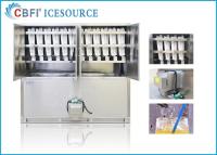 China 3 Ton Edible Cube Ice Machine 29x29mm Ice Size Semi-Hermetic Compressor 30.1kW Cooling Capacity for sale
