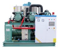 China 20 Tons Per Day Flake Ice Machine For Concrete Cooling PLC Controlling System for sale