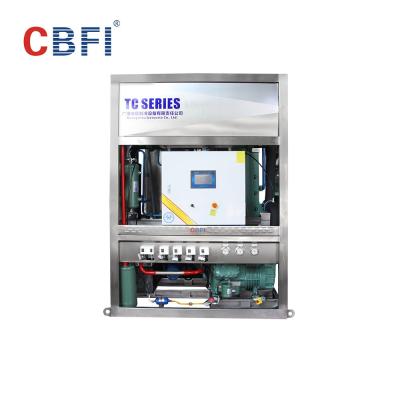 China Industrial Tube Ice Machine 1-40 Ton Daily Capacity 22mm 28mm 35mm Ice Diameter for sale