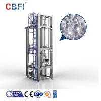 China 22mm 80 Tons Ammonia Tube Ice Machine for Food Preservation Industrial Ice Maker for sale