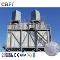 China 30 Tons Large Flake Ice Machine For Fishery Concrete With Rake Storage System for sale