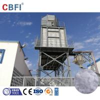 China Industrial Flake Ice Machine 1 to 60 Ton Air Cooled with Siemens PLC Control for sale